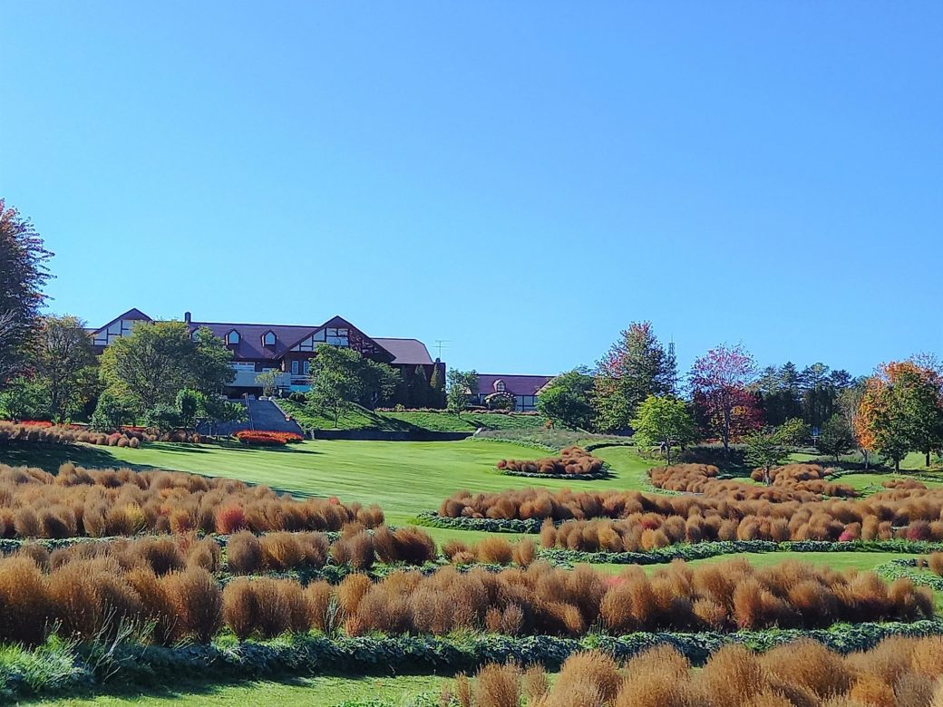 北海道由仁町の庭園ゆにガーデン